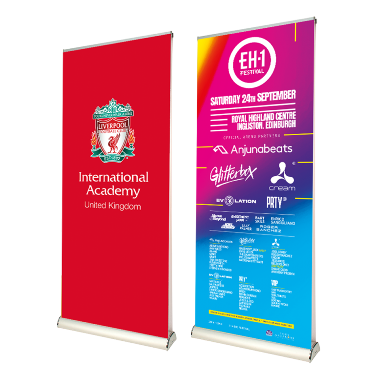 Double Sided Roll Up Banners - Thistle Displays | Large Format Printing ...